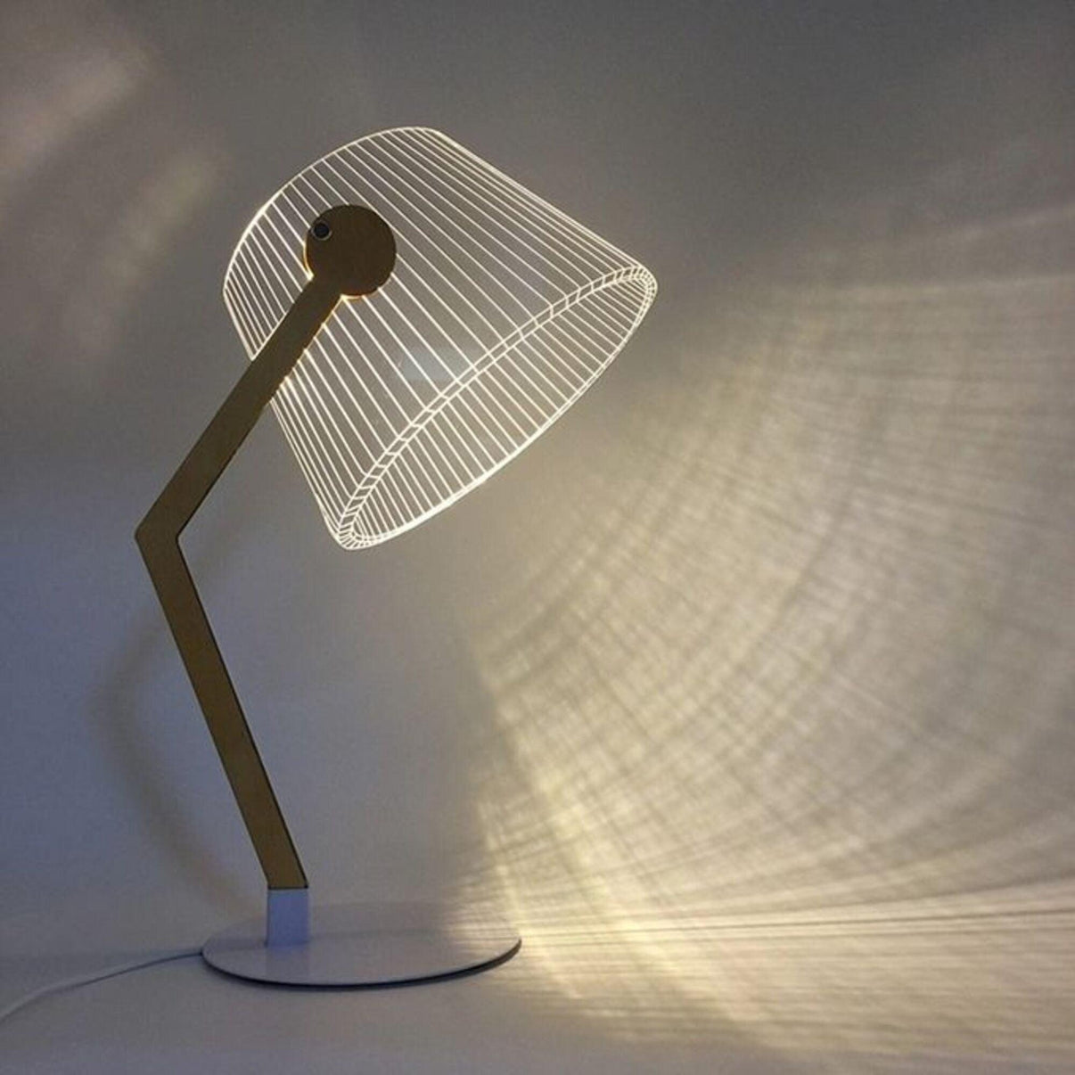 Creative 2D LED Illusion 3D Lamp – Crystolver | Healing Crystal Gift Shop